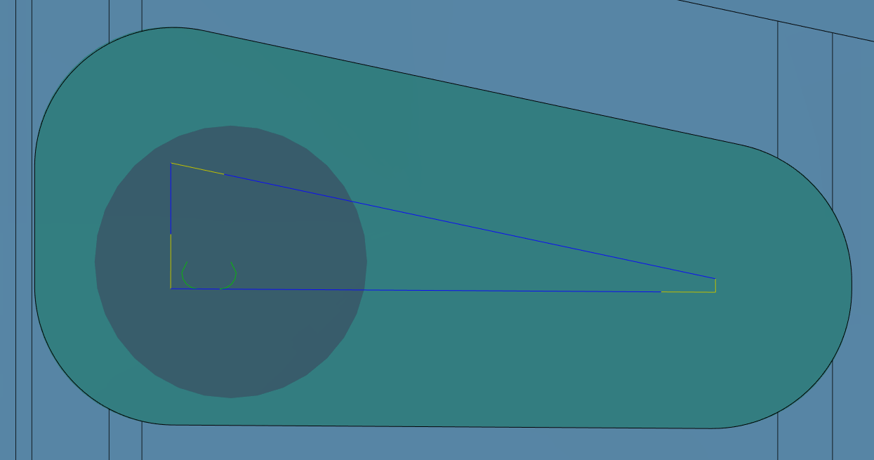 2D contour ramp violates geometry with sharp corner - Autodesk Community