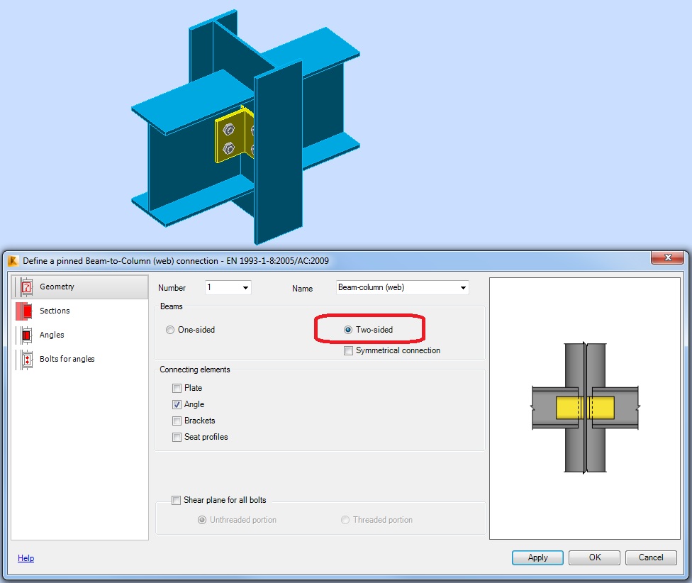 Beams to column connection type - Autodesk Community