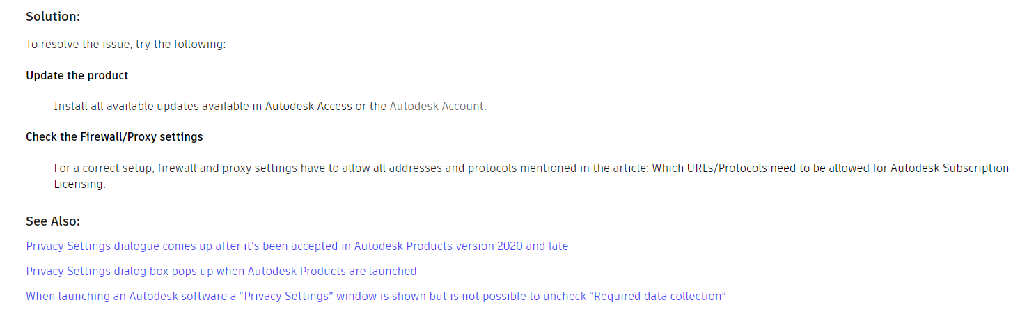 Solved: Empty Data Privacy popup window - Autodesk Community