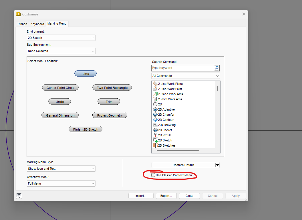 Solved: make dimension drive removed from right click - Autodesk Community