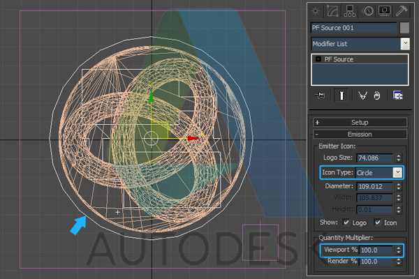 3Ds Max>Particle Flow>Snow>Studio>MentalRAY>Deflector>uDeflector-Bölüm ...