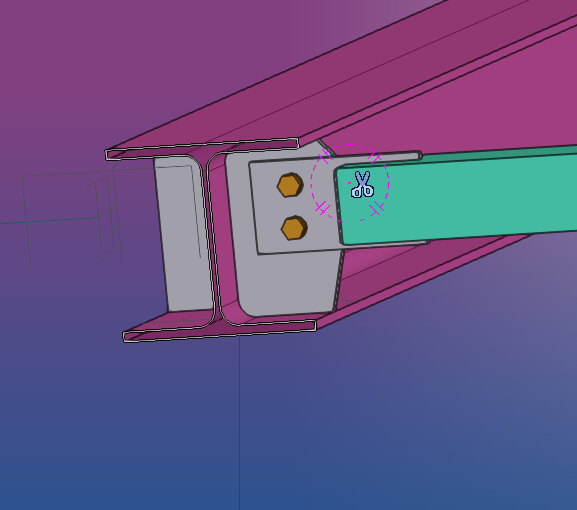 Solved: Revit Connection for SHS Bracing (Cut Section with Plate ...