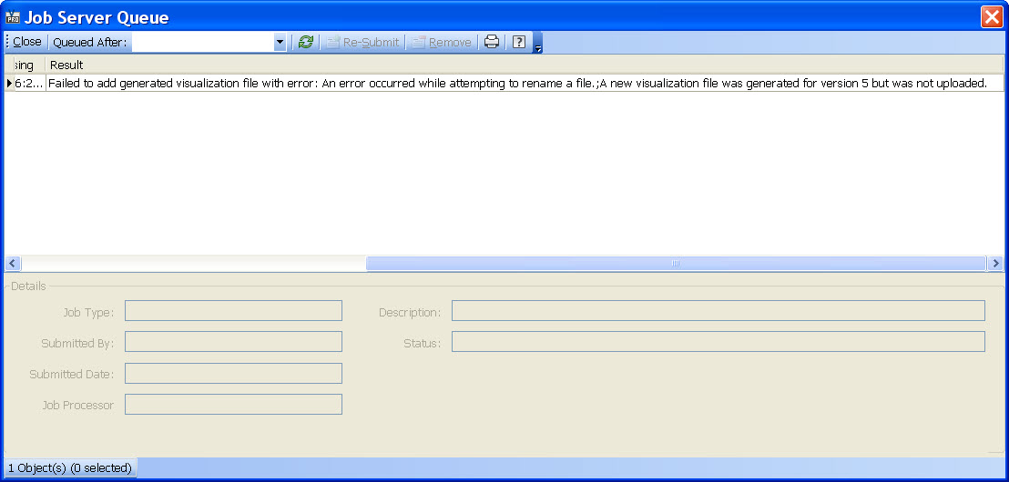 Solved: Job Server Error Messages - Autodesk Community