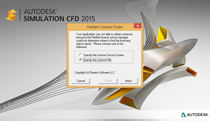 Solved Autodesk Simulation Cfd 2015 License Finder Autodesk Community 