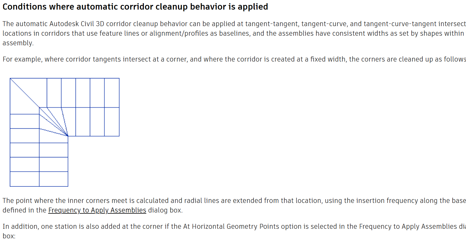 Error in sidewalk guide at curb corridor - Autodesk Community
