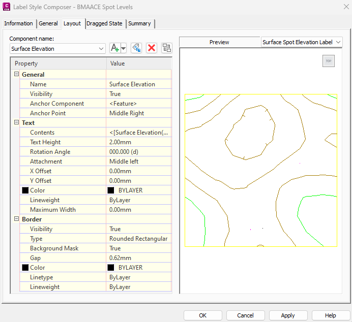 Spot level label issue in viewport - Autodesk Community