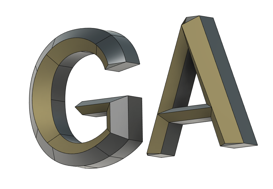 Help with Creating 3D Lettering with Bevel Edges in Fusion - Autodesk ...