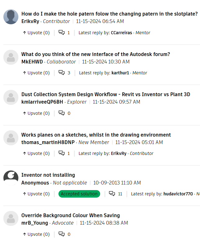 What do you think of the new Autodesk forum interface? - Autodesk Community