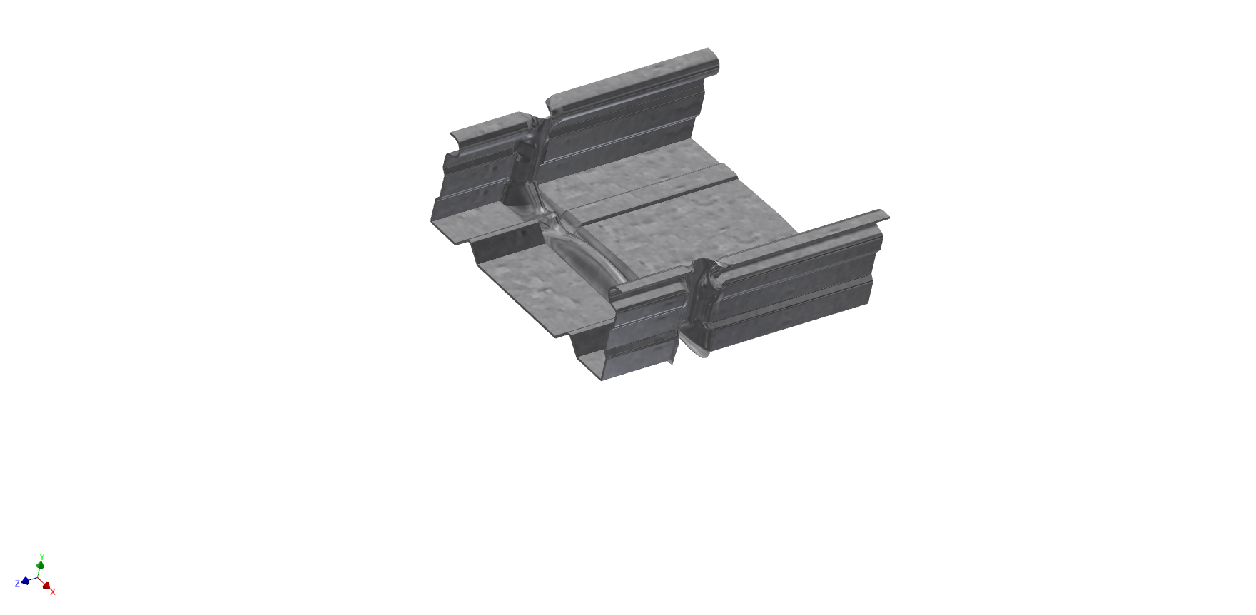 How to make a crimping mark on c-section channel surface - Autodesk ...