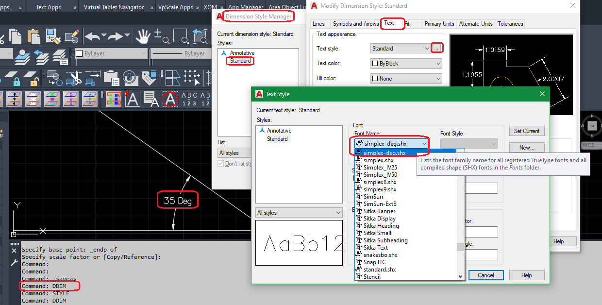 Solved: change dimension degrees symbol - Autodesk Community