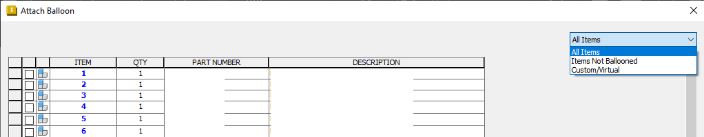 Enable Column Addition to "Attach Balloon From List" table in .idw files. - Autodesk Community