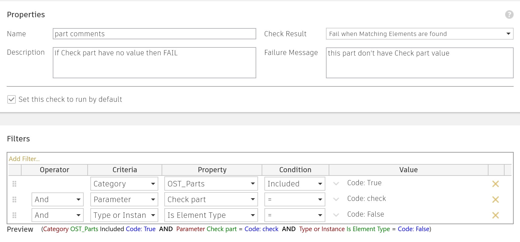 Autodesk Model Checker Filter out parent part - Autodesk Community