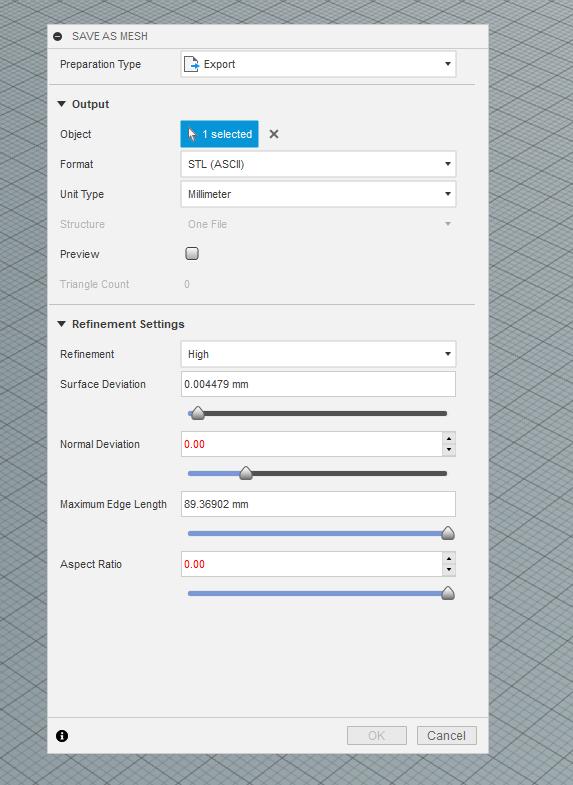 Solved: Save As Mesh - behaviour changed - Autodesk Community