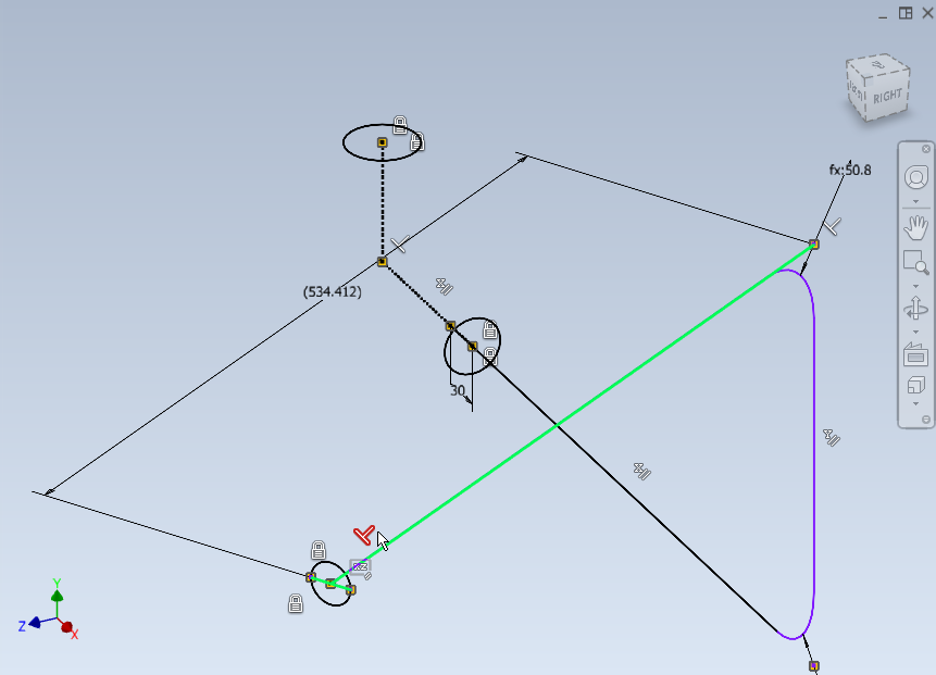 Solved: 3D line perpendicular to included geometry - Autodesk Community
