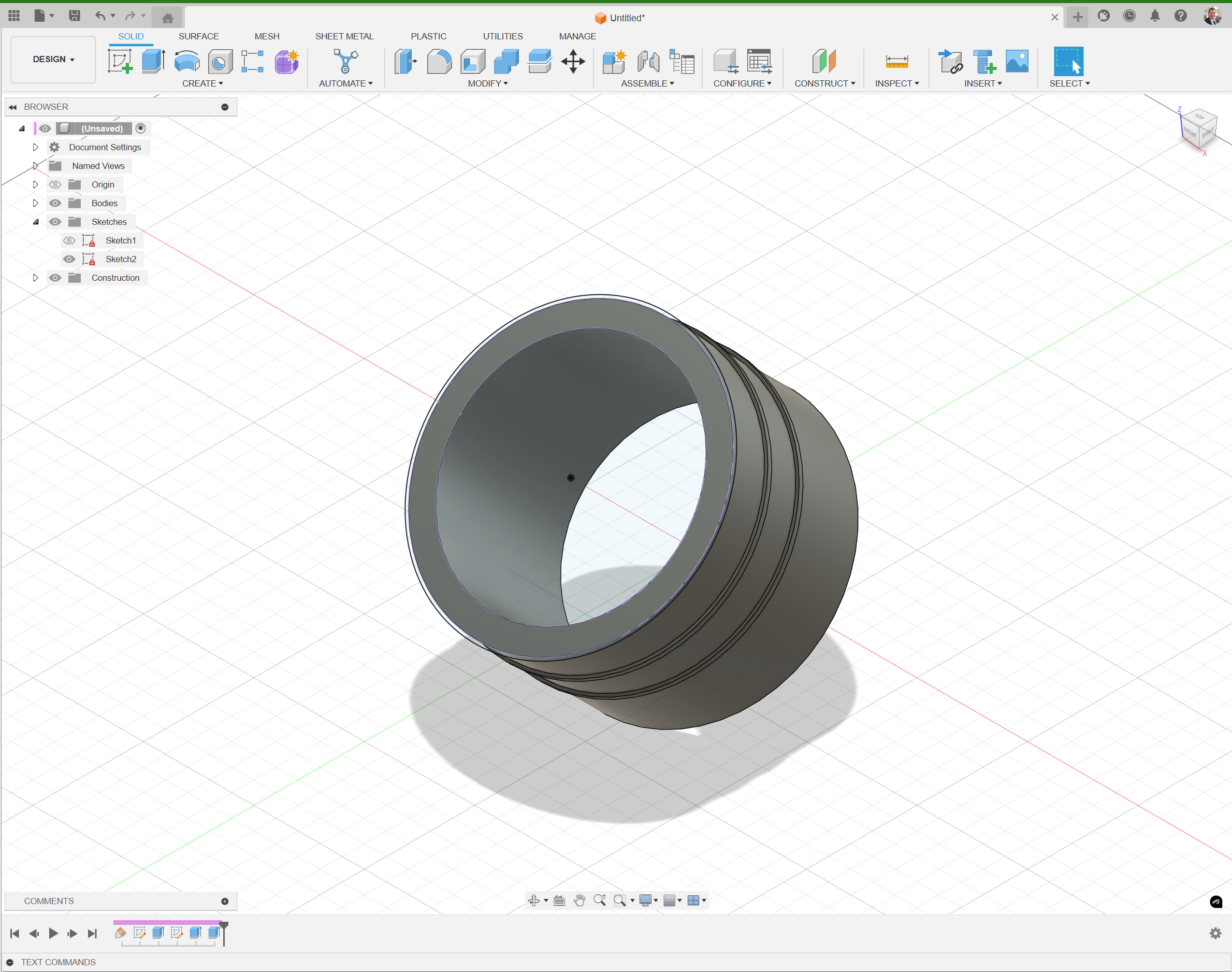 Solved: How to make this pipe ribbed? - Autodesk Community