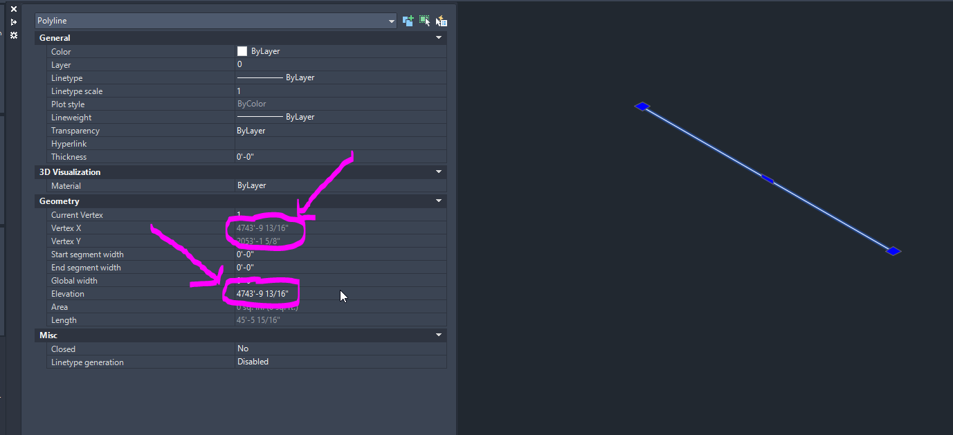 Solved: Polyline grip editing issue - Autodesk Community