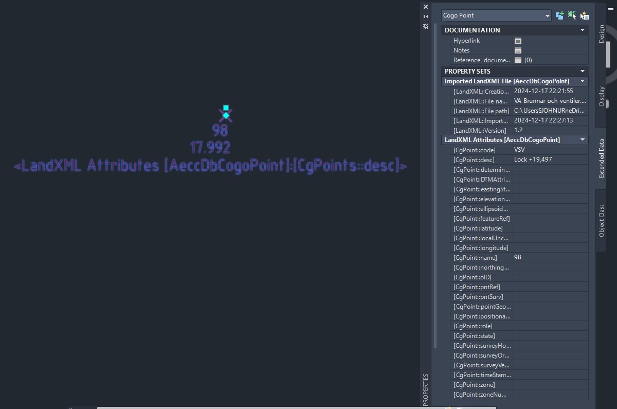 Cogo-point Extended data to Cogo label - Autodesk Community