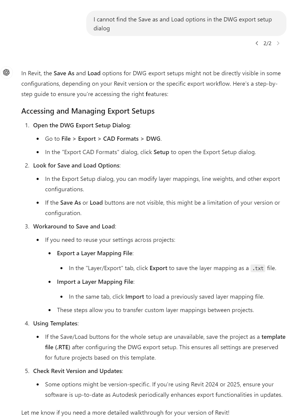 HOW TO SAVE CAD EXPORT SETTING AND IF SAVE DEFAULT THAN PLEASE SHARE ...