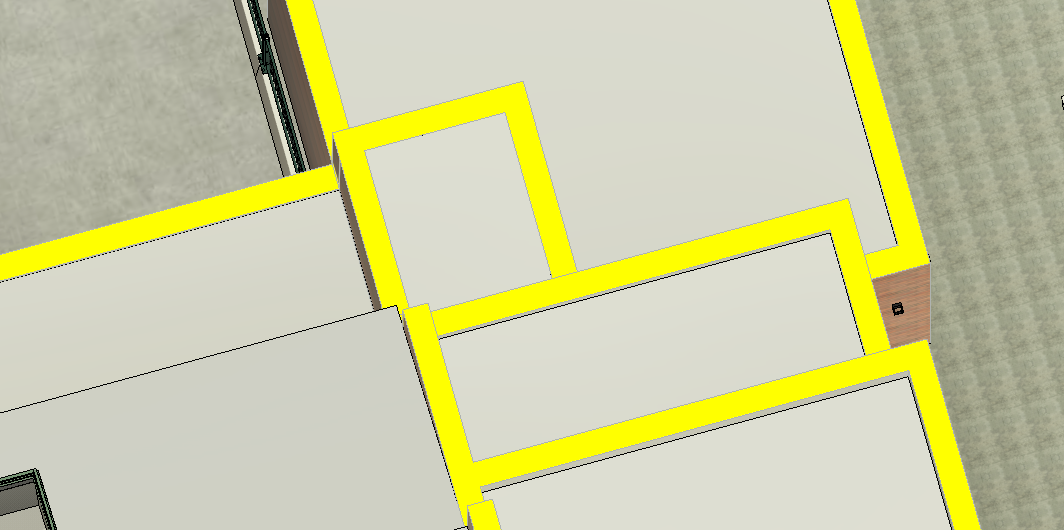 Wall Outline Rendering Yellow - Autodesk Community