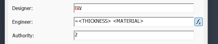 Creating a tolerance (significant units) for a parameter used in iProperties(Thickness ...