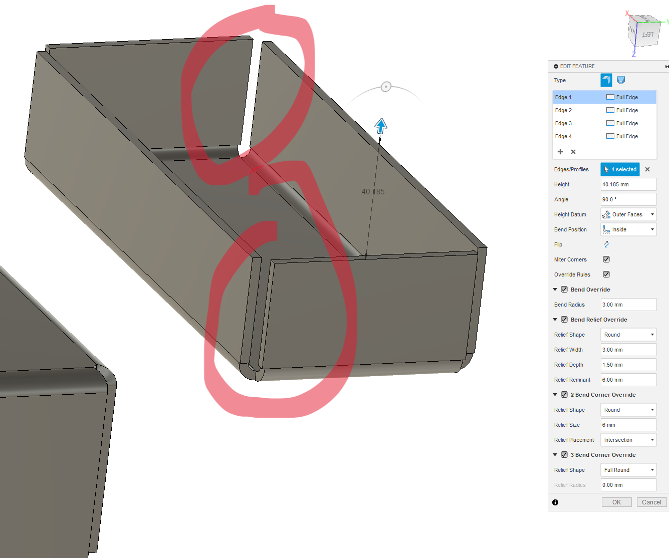 Solved: Sheet Metal: Flanges, close the gap?? - Autodesk Community