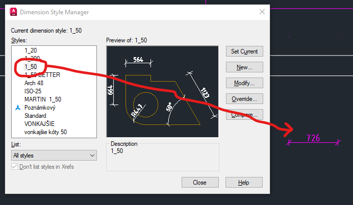 The extension lines not showing on dimension - Autodesk Community