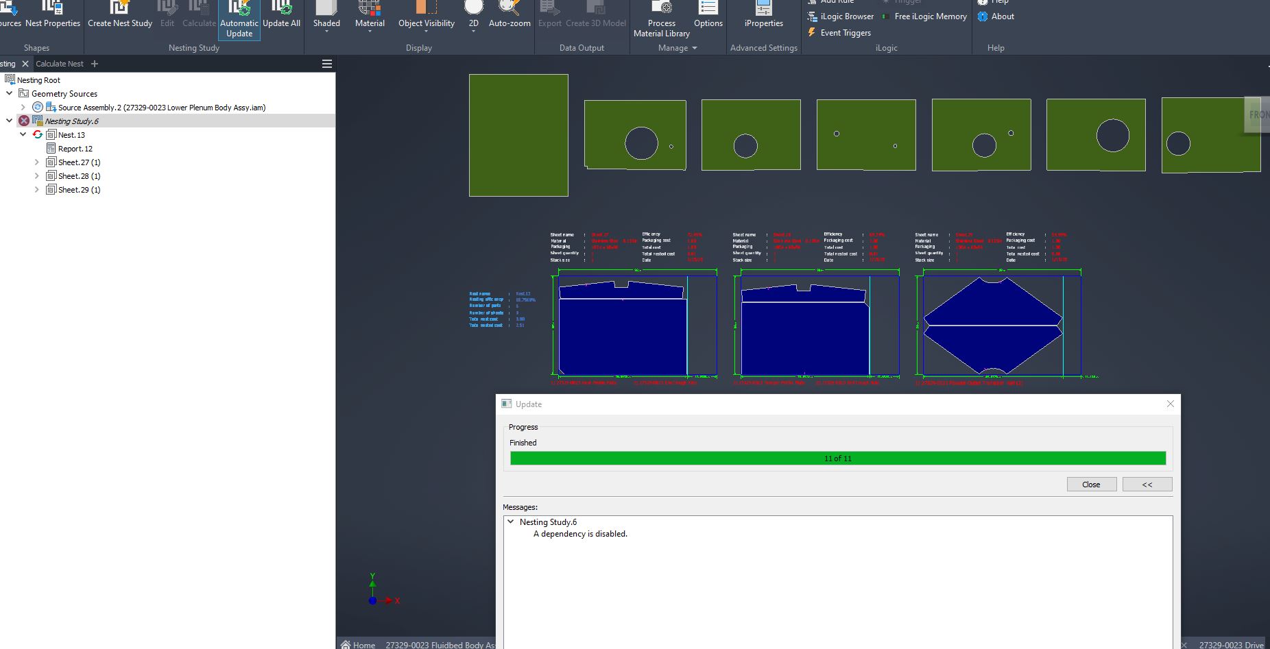 Nest Error 'A dependency is disabled.' - Autodesk Community