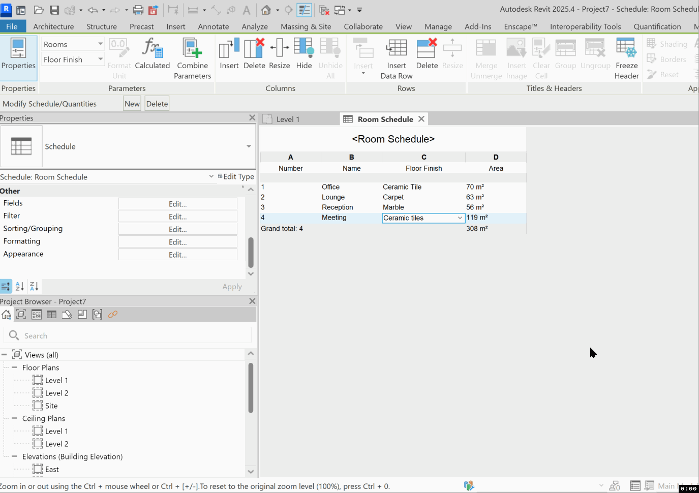 table - non-considered area - Autodesk Community