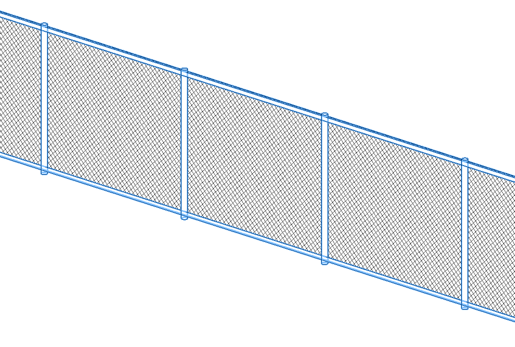 Solved: Trying to find / create a Chain Link Fence as a railing family. - Autodesk Community