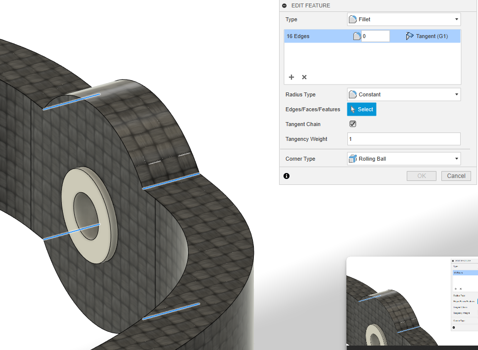 Solved: fillet behavior on a curve - Autodesk Community