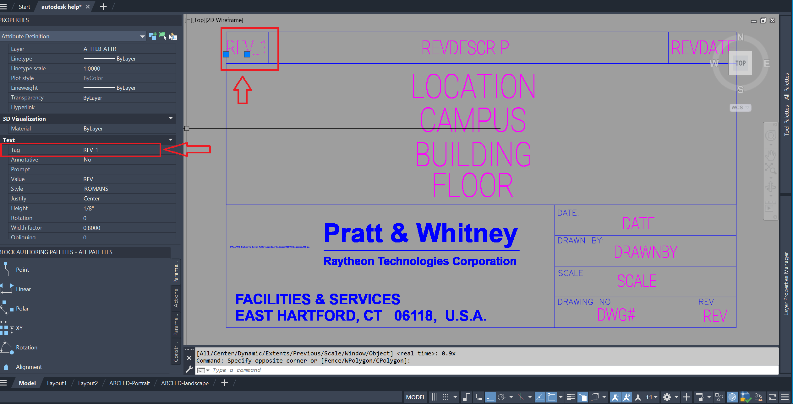 Titleblock attributes not appearing - Autodesk Community