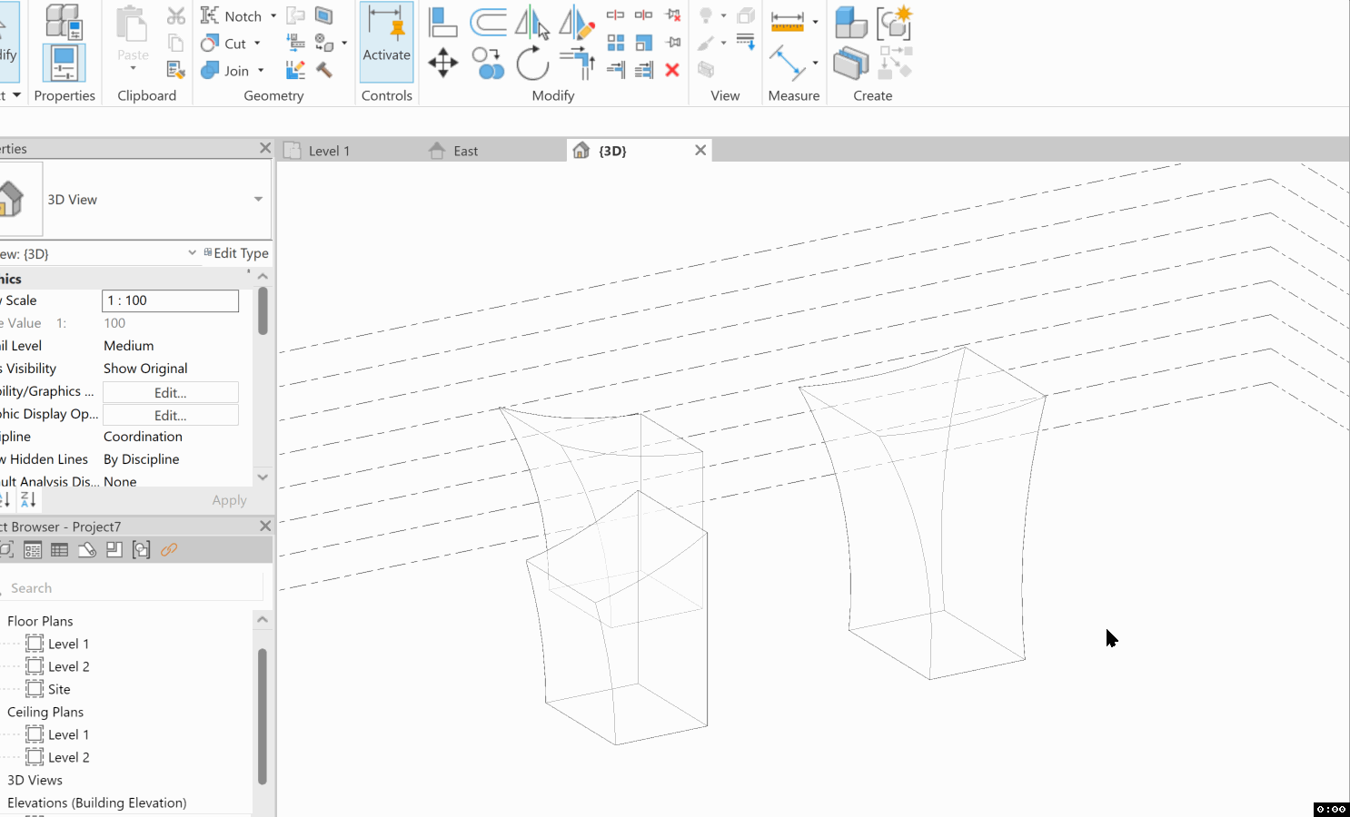Solved: How can I make a curved curtain wall and a curved profile curtain wall? - Autodesk Community