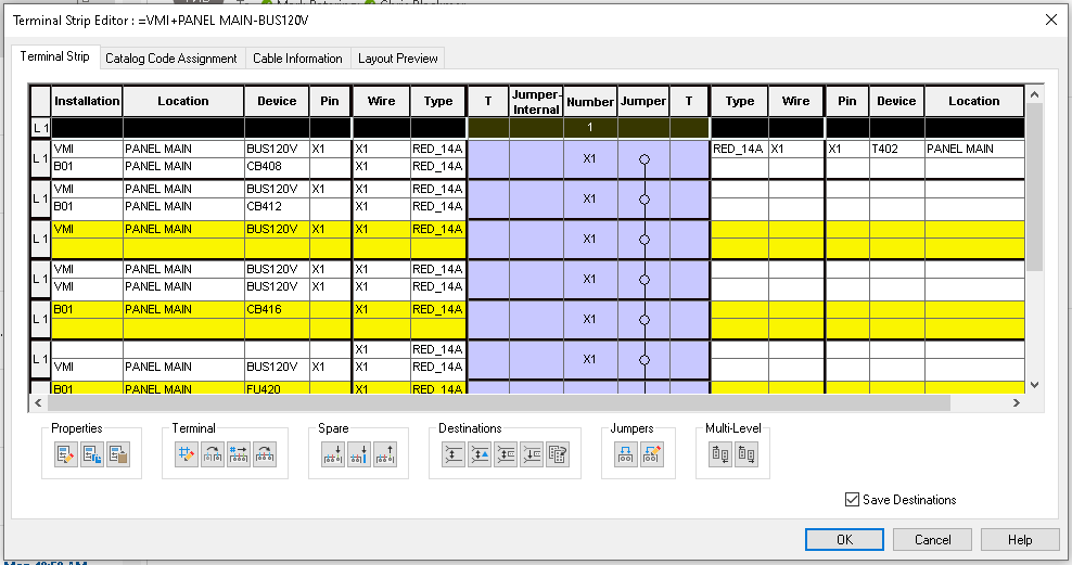 Solved: Terminals connecting to themselves despite jumper - Autodesk ...