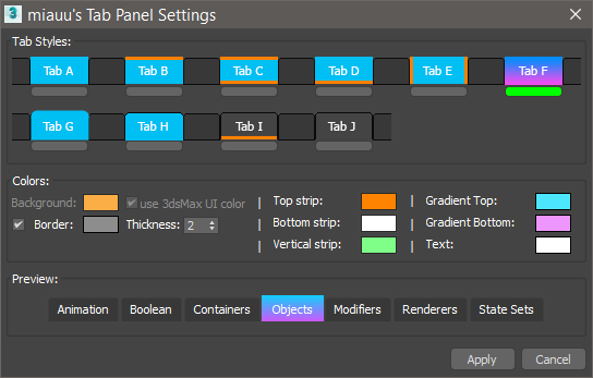 miauu's Tab Panel for 3ds max - Autodesk Community