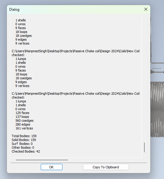 Problem in creating a isometric view (some features or some lines missing in the view ...