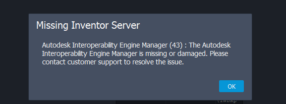 Solved: Error 47 Missing inventor Server - Autodesk Community