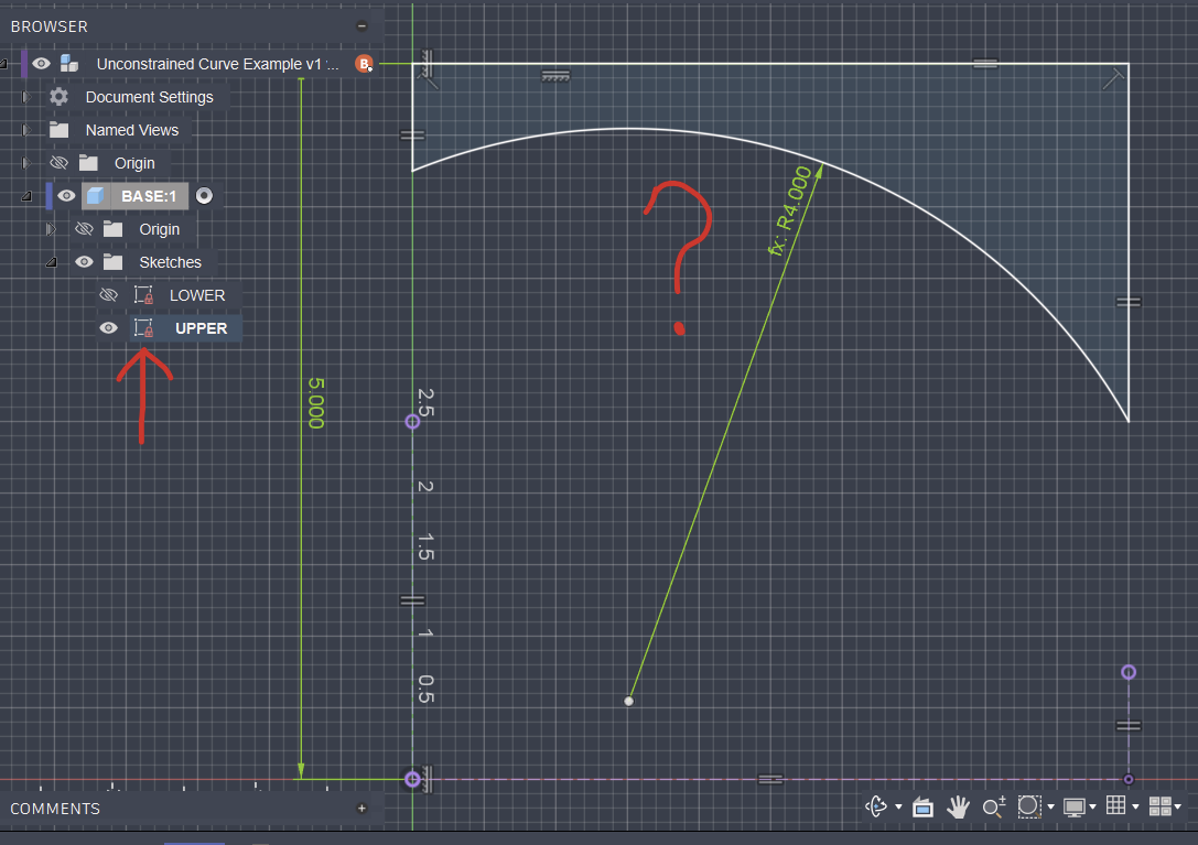 Unconstrained Curve - Autodesk Community