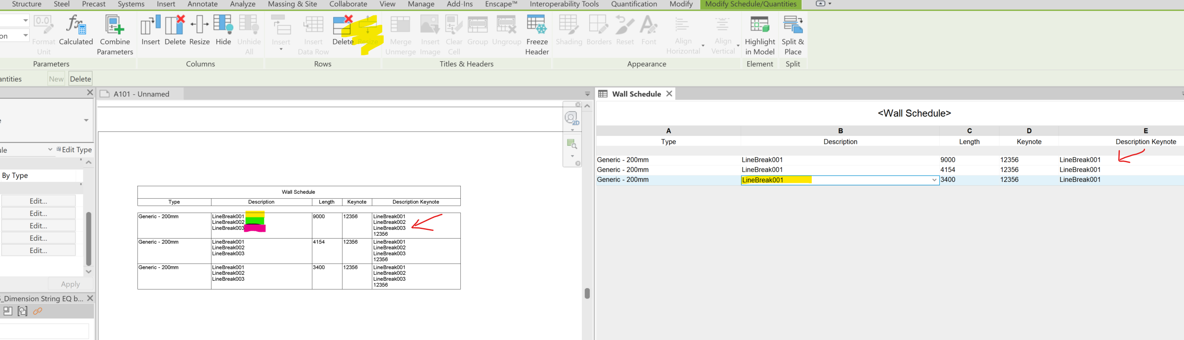 Solved: text wrap and multi-lines in revit schedule? - Autodesk Community