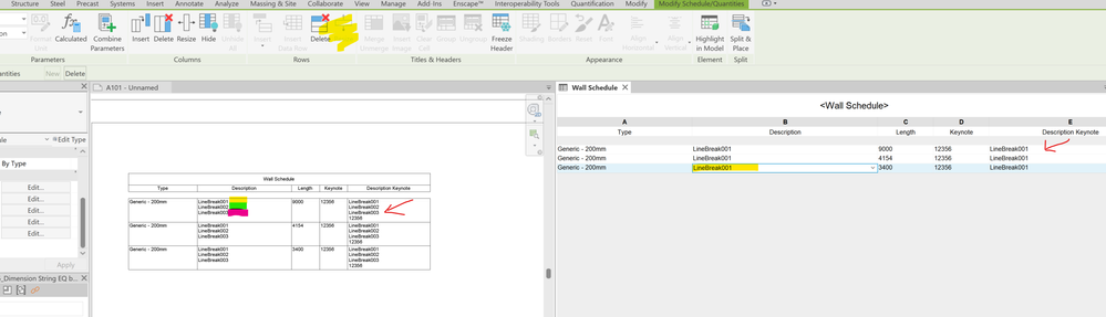 Solved: text wrap and multi-lines in revit schedule? - Autodesk Community