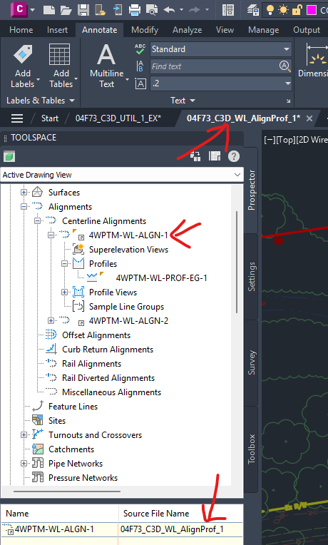 C3D 2025 - Alignment Source became DREF - Autodesk Community