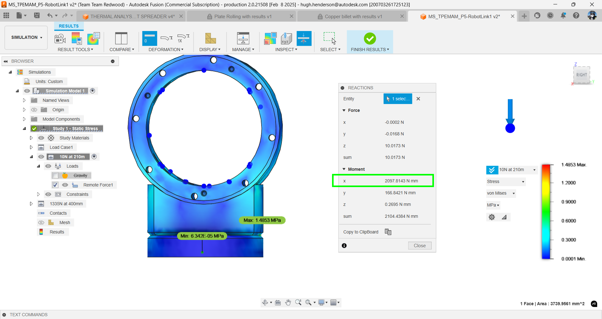 Solved: Applying a force in a specific location (multiple load case) - Autodesk Community