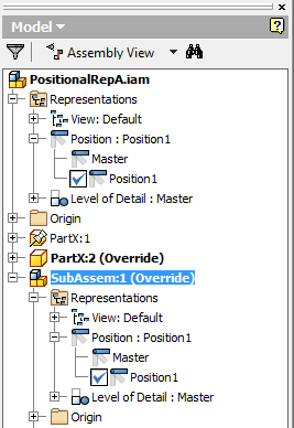 Solved: Changing Positional Representation of SubAssembly Using iLogic - Autodesk Community