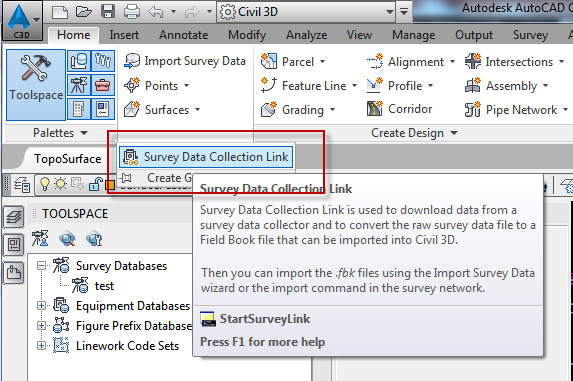 Solved: Survey Data Link Extension - Autodesk Community