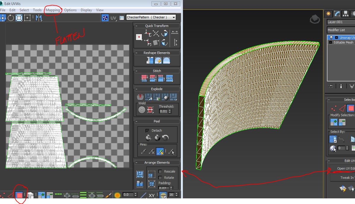 "unfolding" or "unwrapping" a surface to make a 2d pattern - Autodesk ...