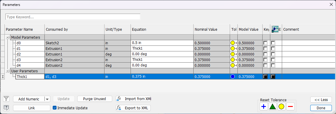 Linking a parameter/dimension inside a file - Autodesk Community