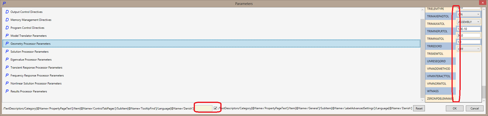 Clean up the Parameters dialog - Autodesk Community