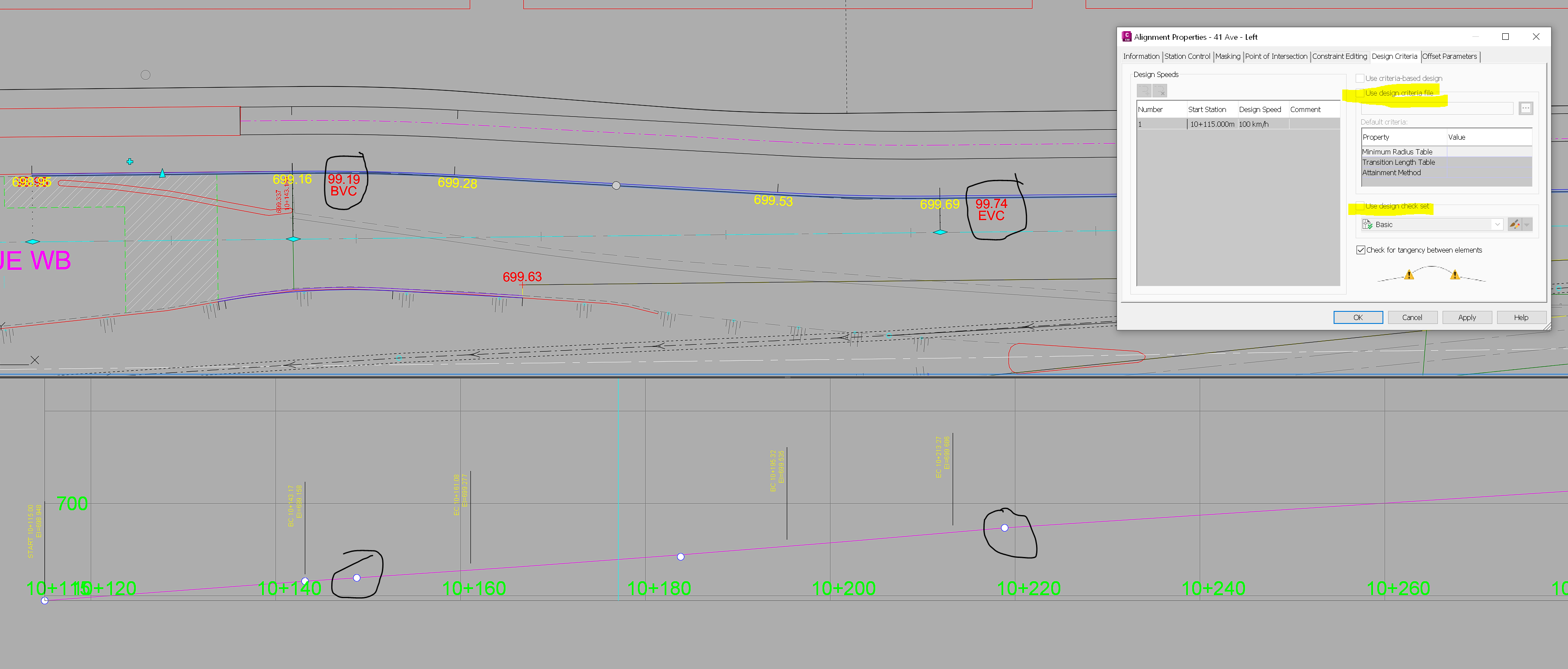 Offset Alignment Profiles - Autodesk Community