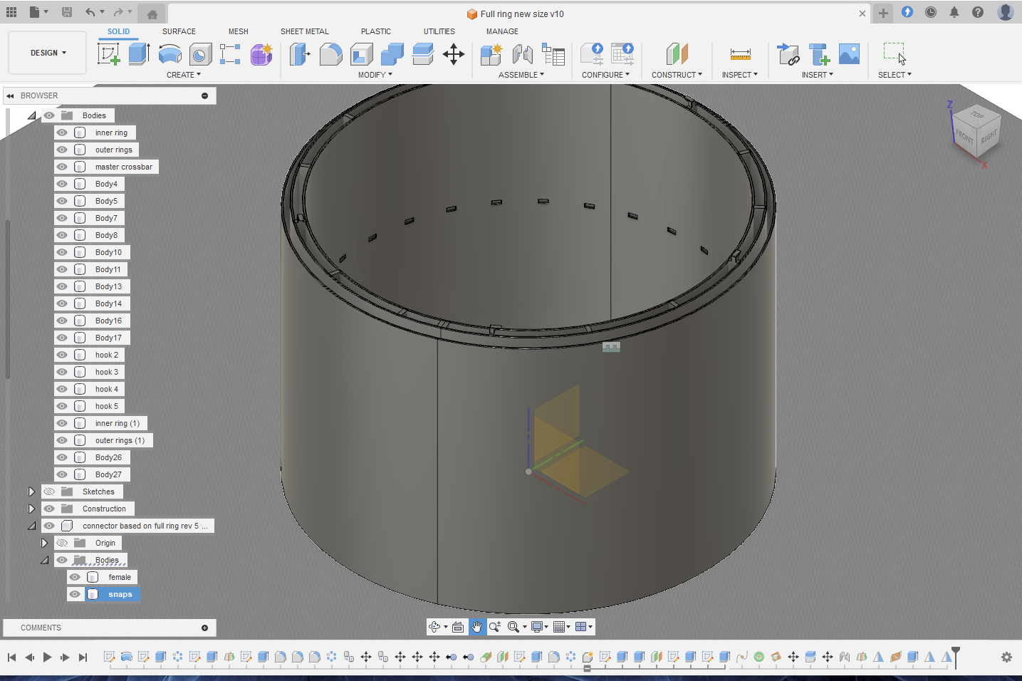 How do I turn my design with many bodies and components into two bigger things? - Autodesk Community