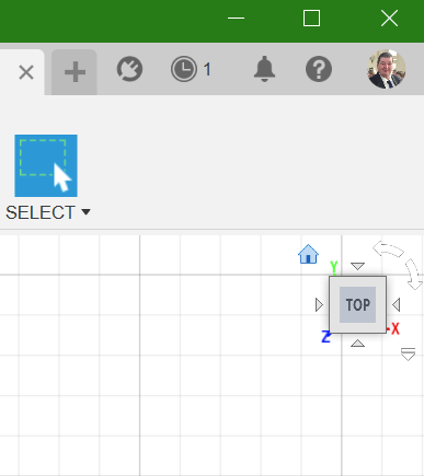 Solved: Create a triangle with triangle shaped hole inside of it ...