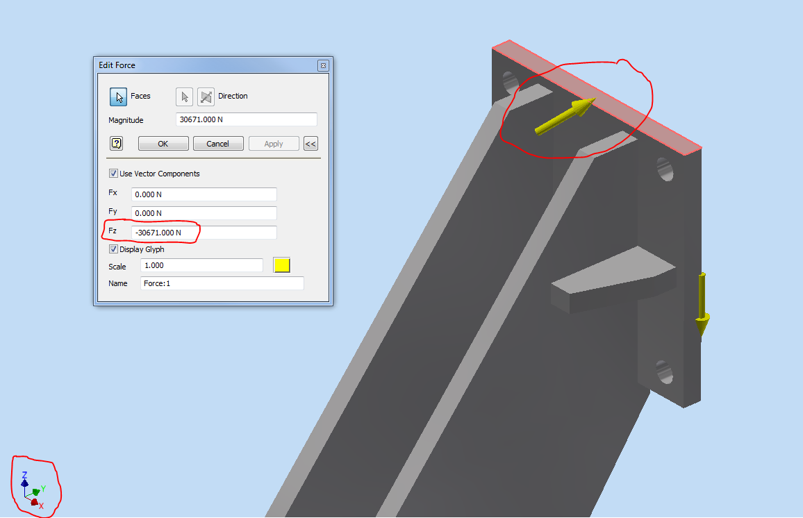 Solved: Inventor 2015 FEA Load Glyph Displays at Angle - Autodesk Community
